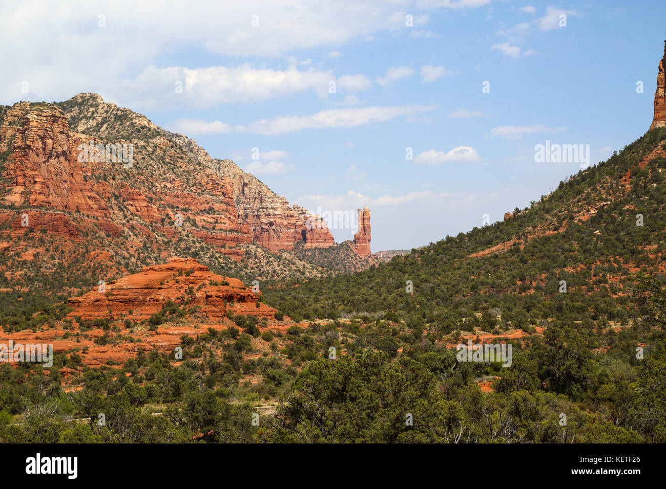 Sedona Verde Valley Red Rock National Monument seen from Arizona State ...