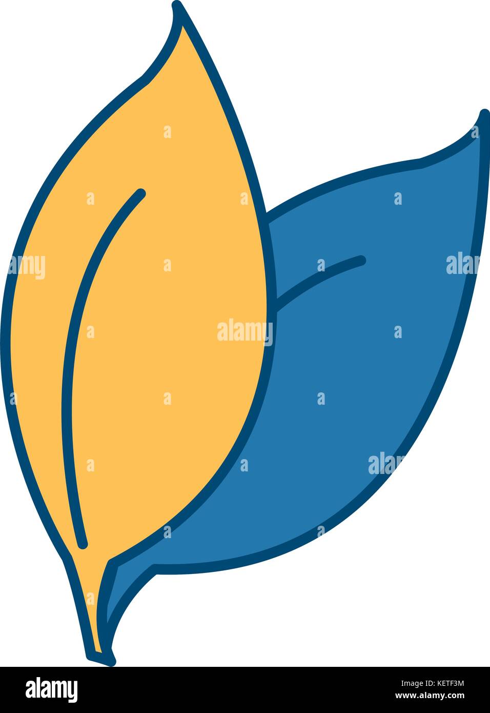 Leaf isolated symbol Stock Vector Image & Art - Alamy