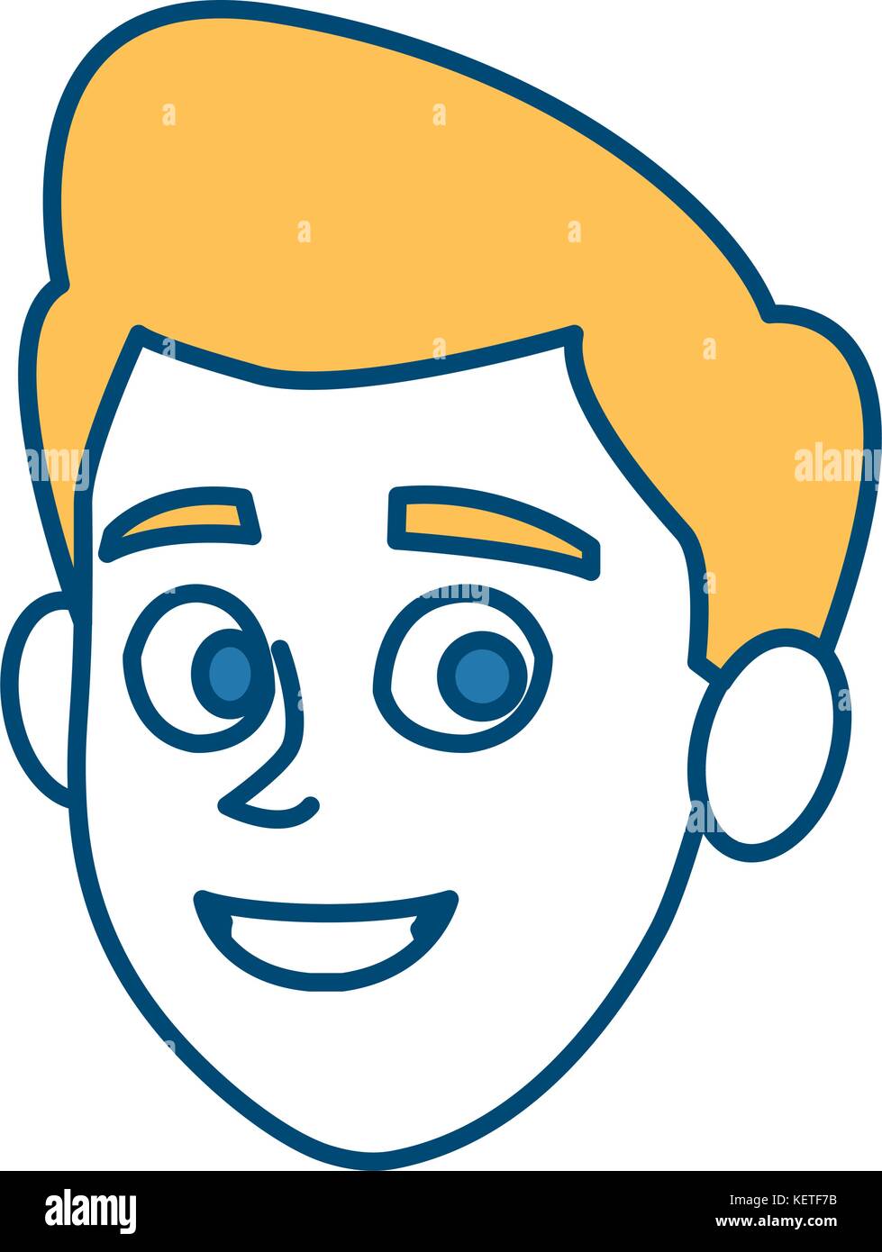 Man smiling cartoon Stock Vector Image & Art - Alamy