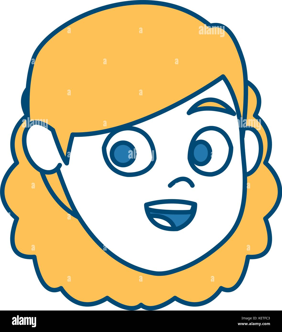 Girl cartoon face Stock Vector Image & Art - Alamy