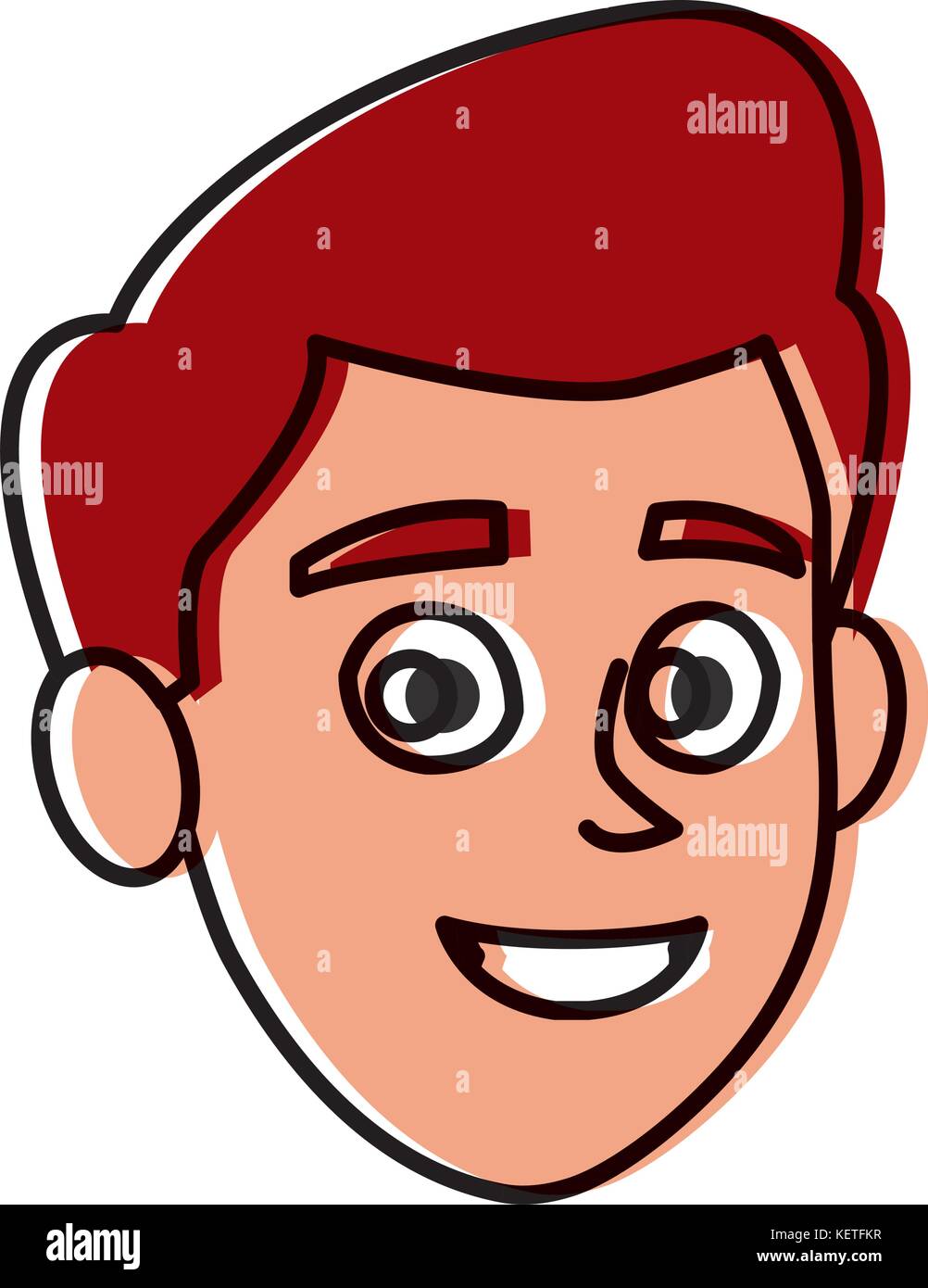 Man smiling cartoon Stock Vector Image & Art - Alamy