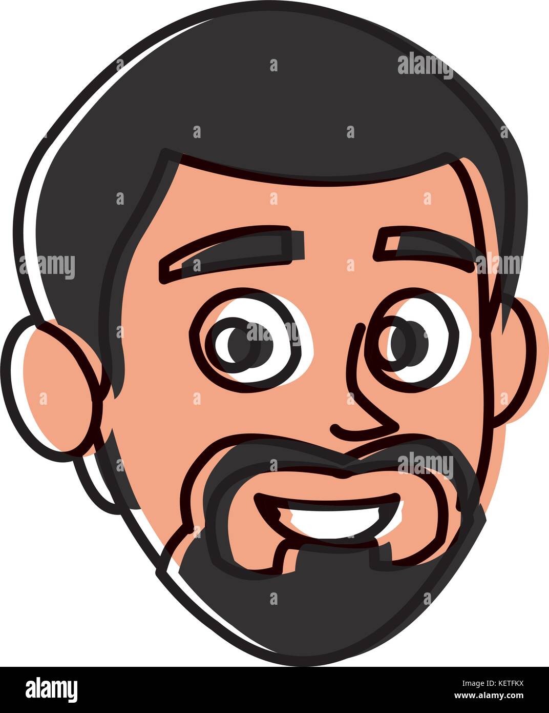 Man smiling cartoon Stock Vector Image & Art - Alamy