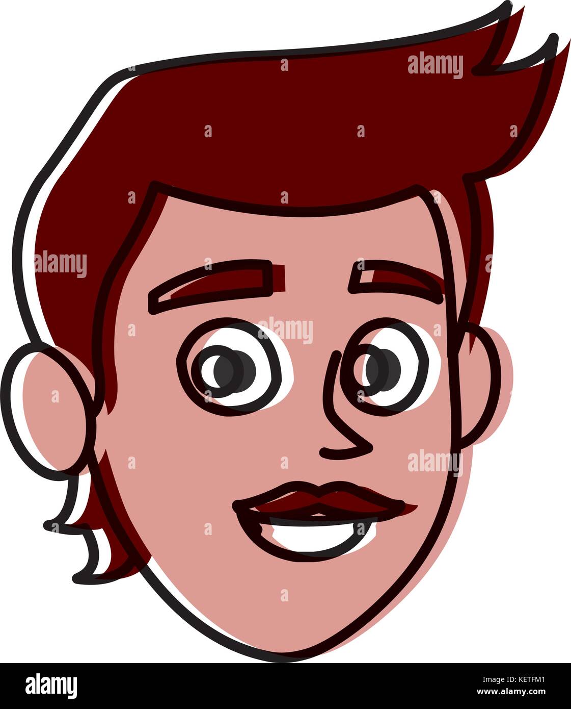 Man smiling cartoon Stock Vector Image & Art - Alamy