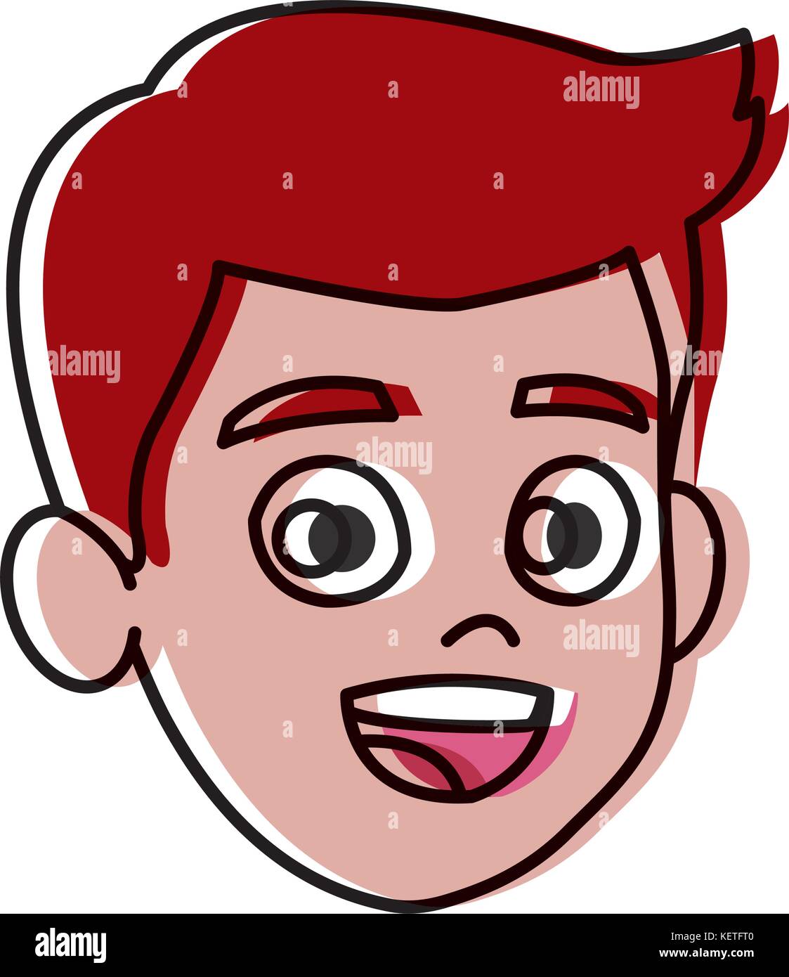 Boy face cartoon Stock Vector Image & Art - Alamy