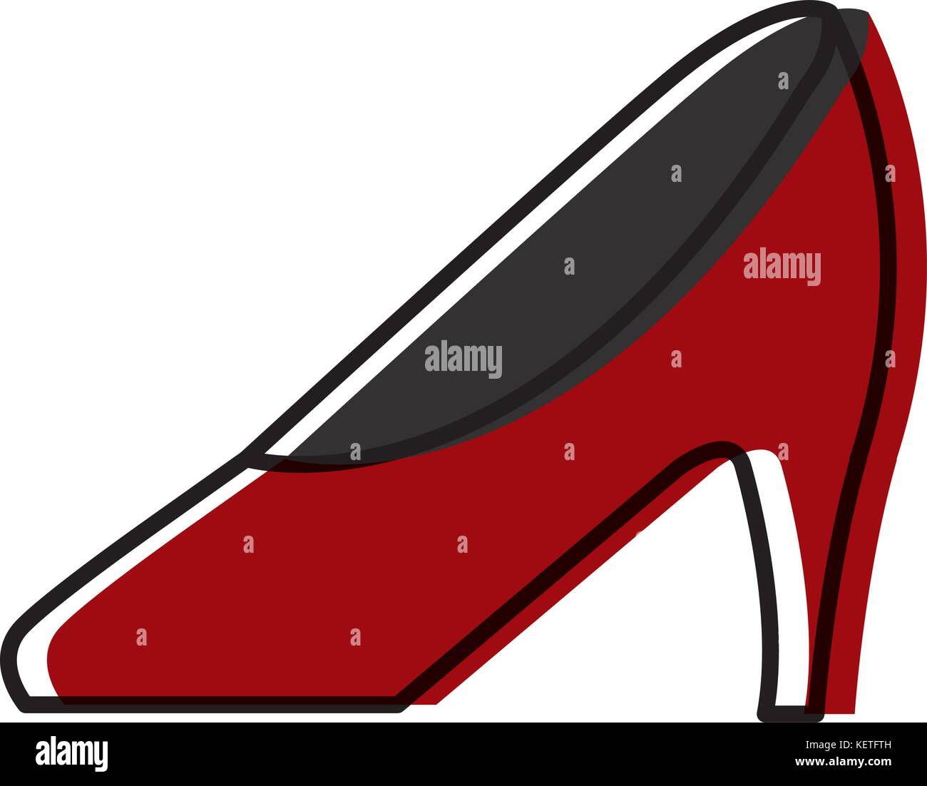 Executive High heel Stock Vector Image & Art - Alamy