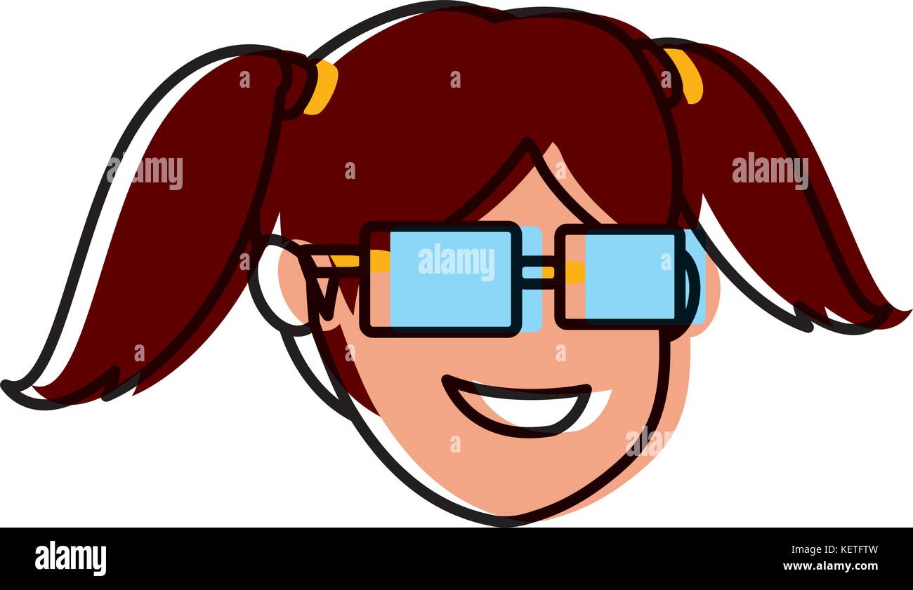 Girl cartoon face Stock Vector Image & Art - Alamy