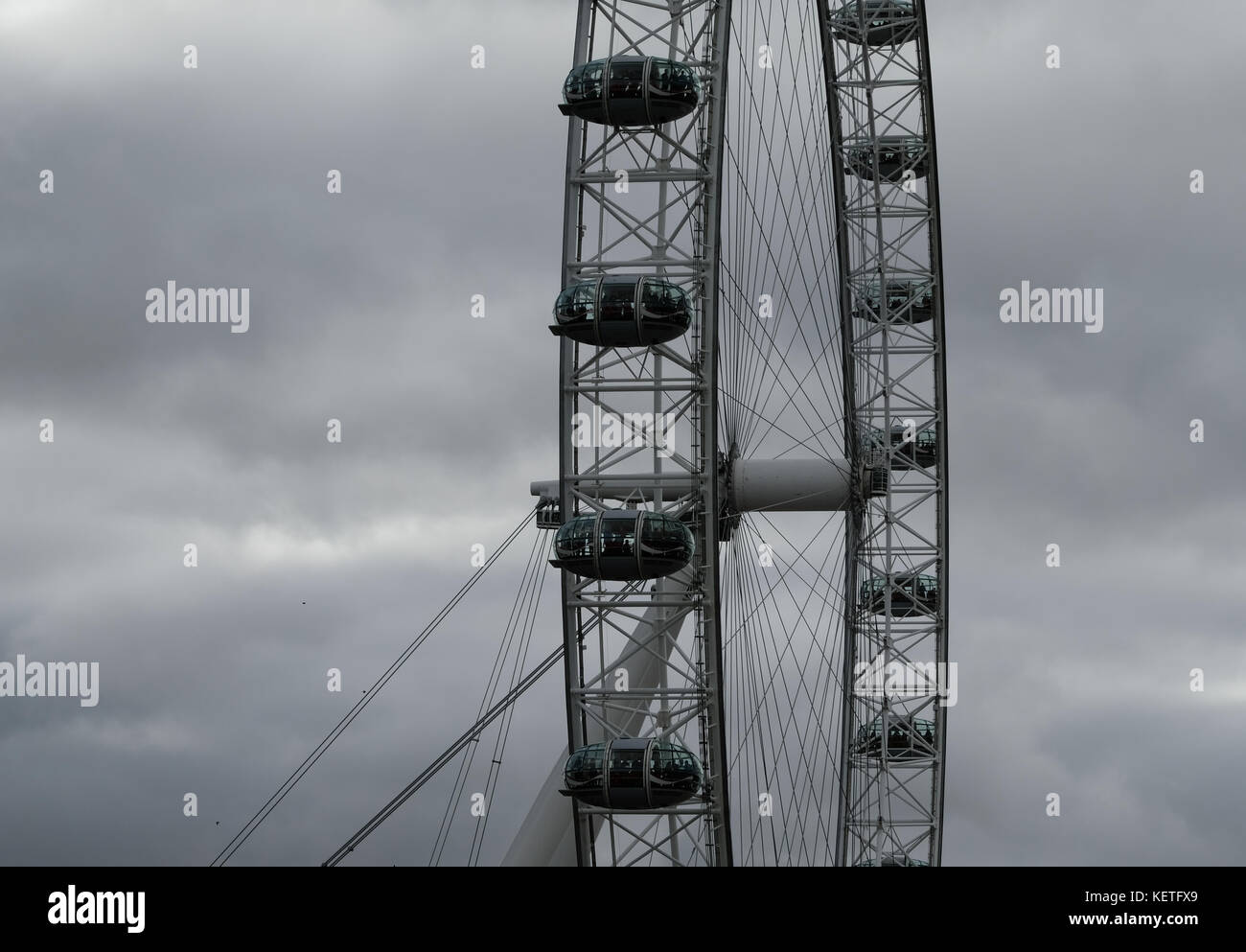 Close up of London Eye tourist attraction, UK Stock Photo - Alamy