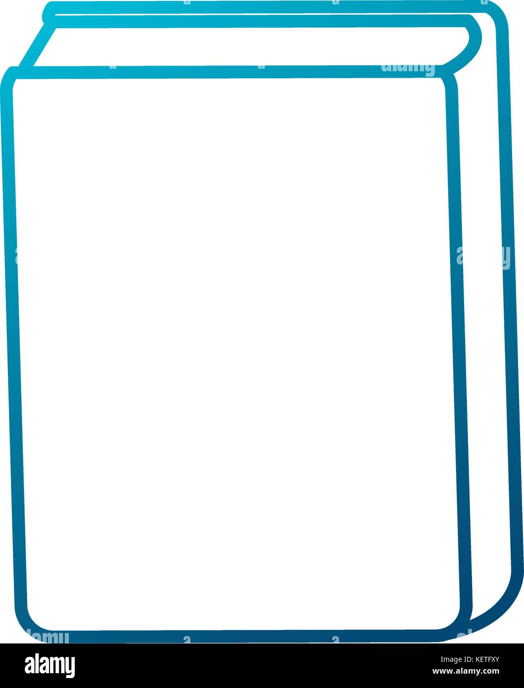 Blank book lines isolated Stock Vector Images - Alamy