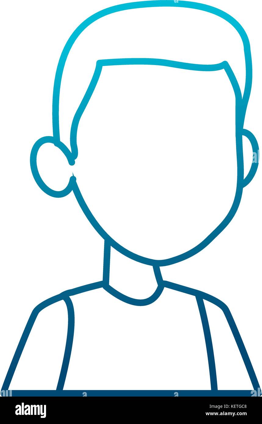 Boy faceless cartoon Stock Vector Image & Art - Alamy