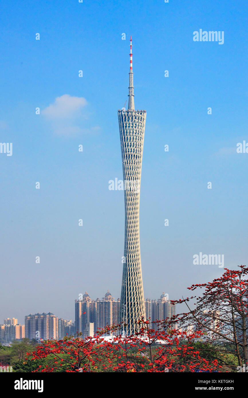 The building of Guangzhou city in Guangdong province,China Stock Photo ...