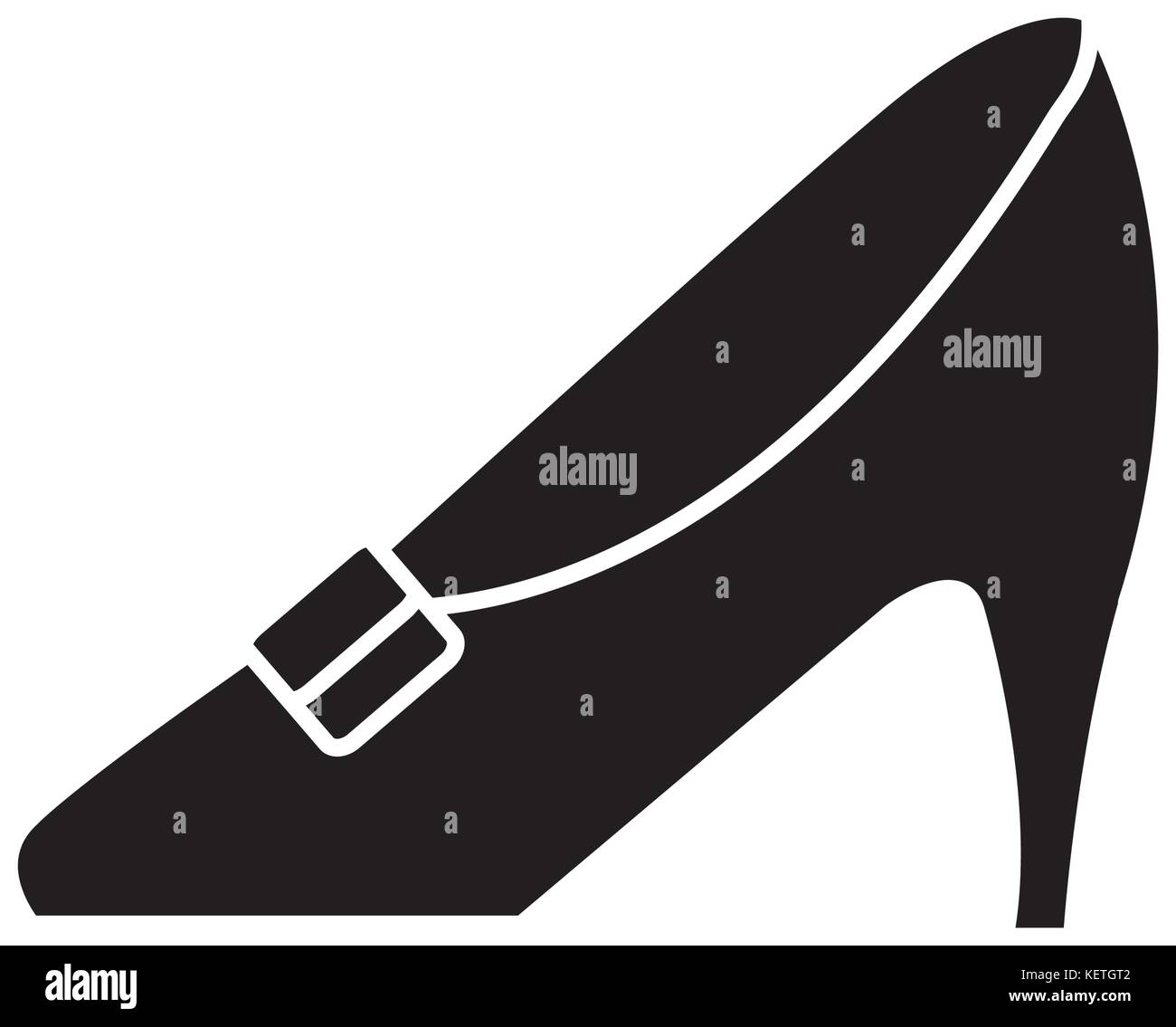 Executive High heel Stock Vector Image & Art - Alamy
