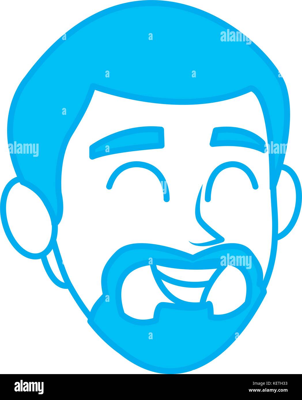 Man smiling cartoon Stock Vector Image & Art - Alamy
