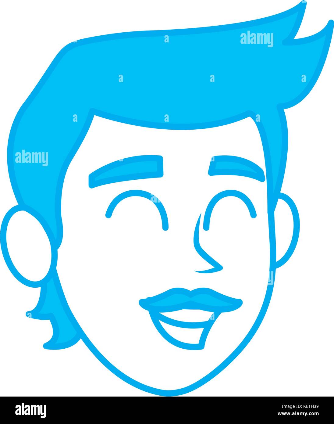 Man smiling cartoon Stock Vector Image & Art - Alamy