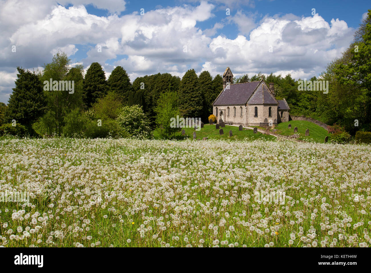 Cropton Church North York Moors national park North Yorkshire Stock ...