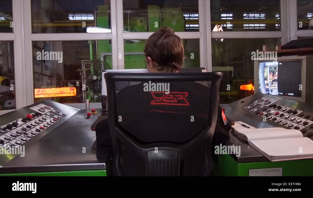 Mechanical technician operative of cnc milling cutting machine center ...