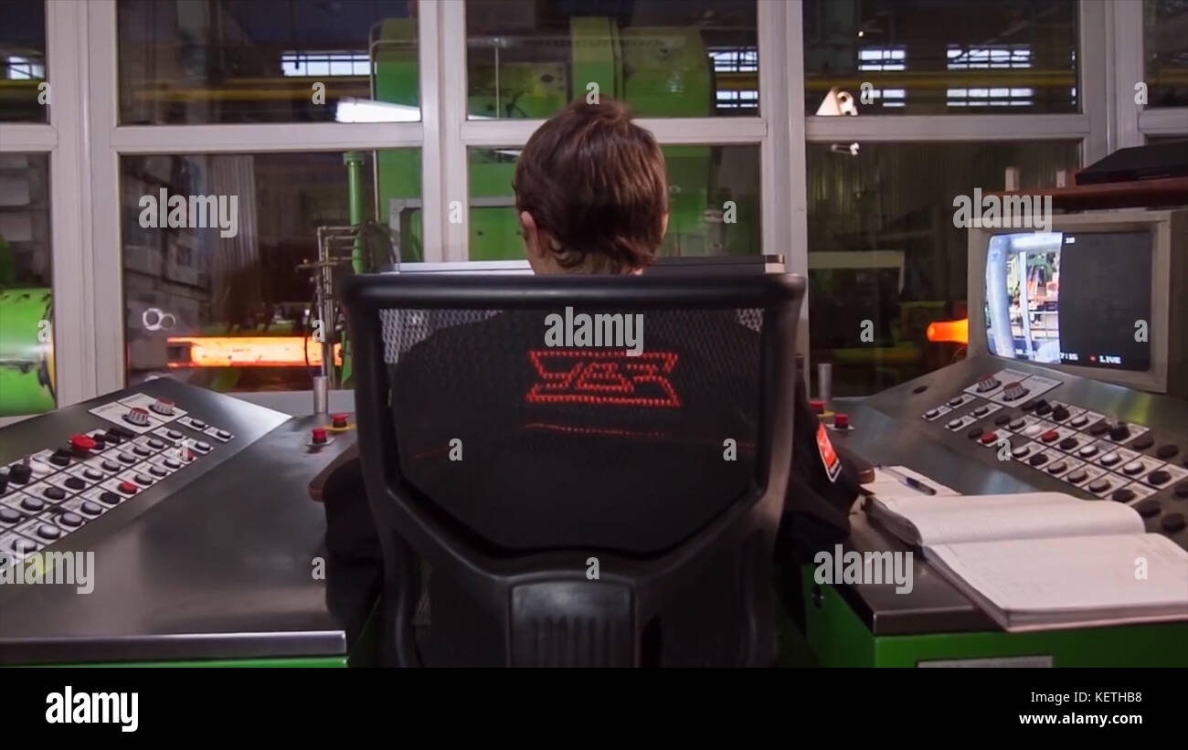 Mechanical technician operative of cnc milling cutting machine center ...