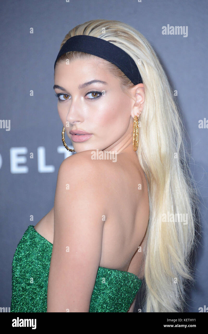 Milan Fashion Week - amfAR Gala - Arrivals Featuring: Hailey Baldwin ...
