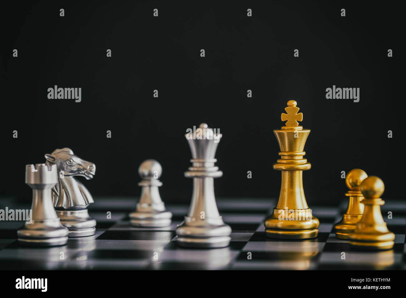 Strategy chess battle Intelligence challenge game on chessboard ...