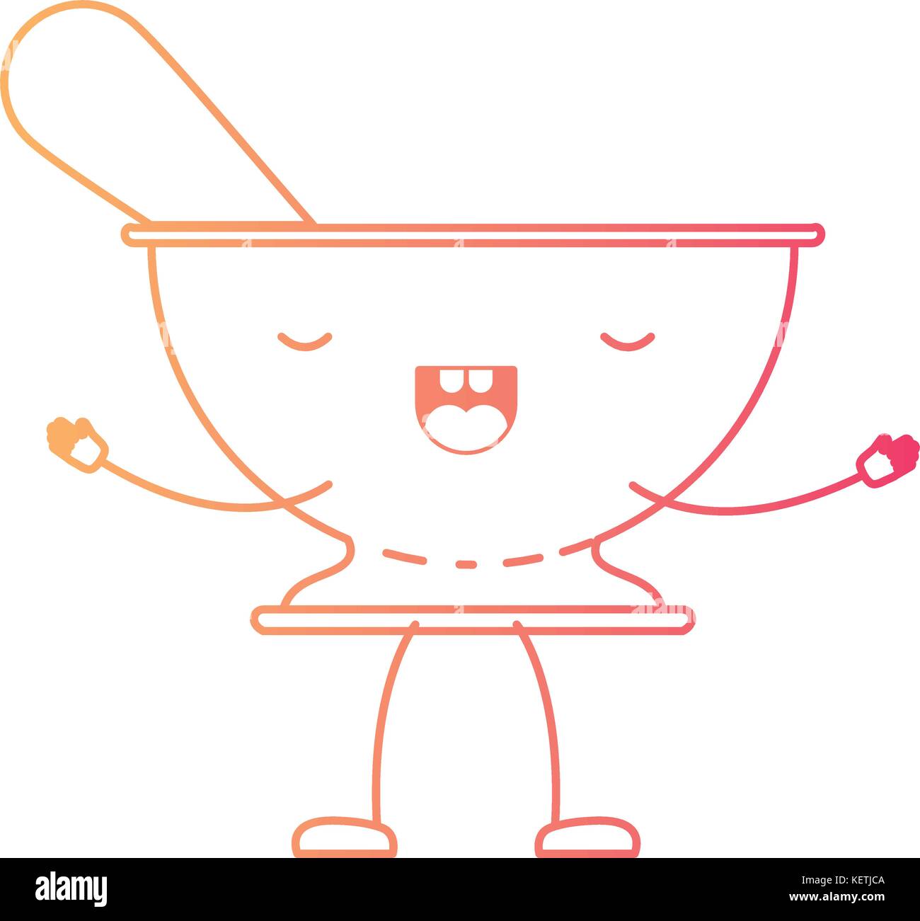 Spoon Cartoon High Resolution Stock Photography and Images - Alamy