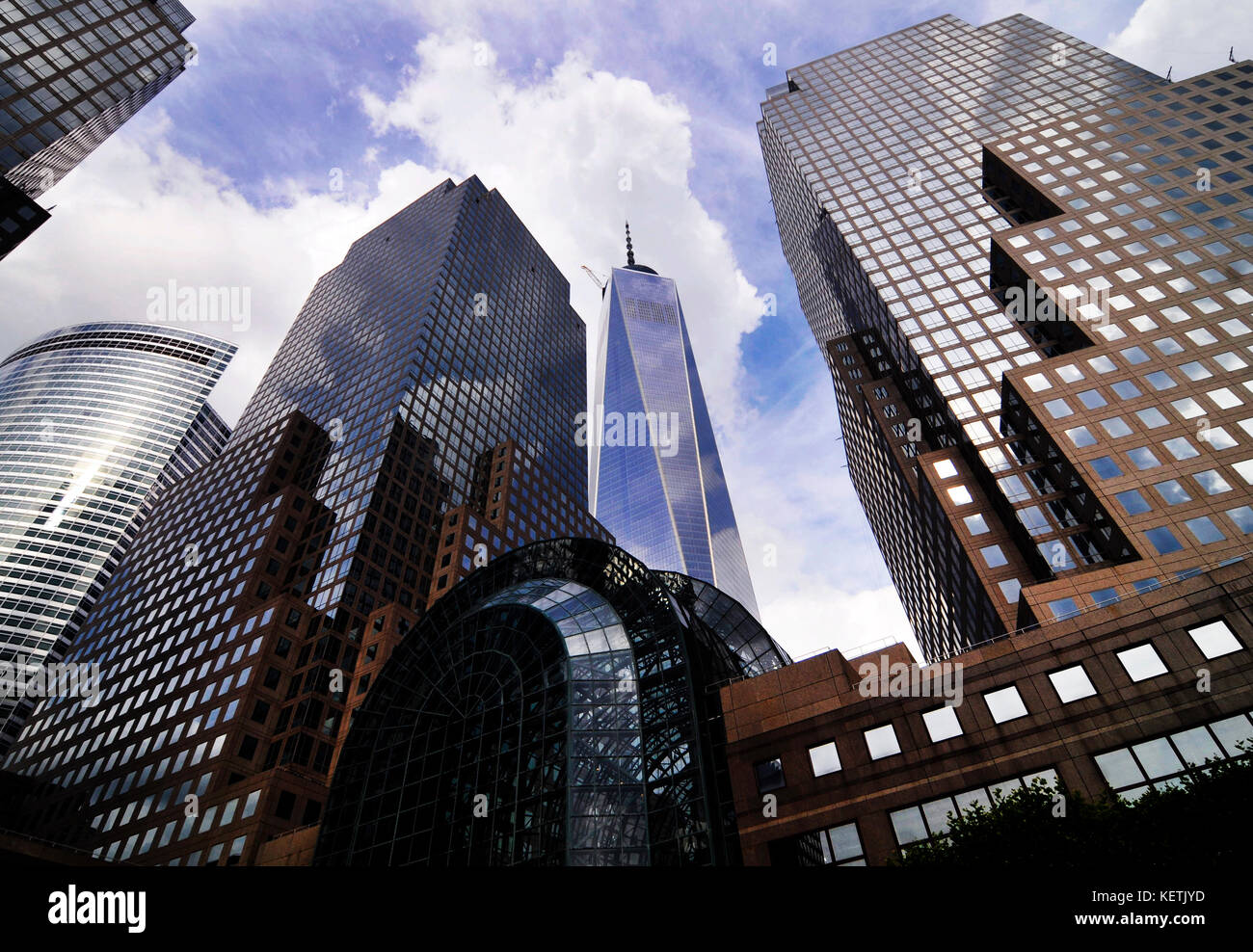 A view of the new WTC complex in downtown Manhattan Stock Photo - Alamy