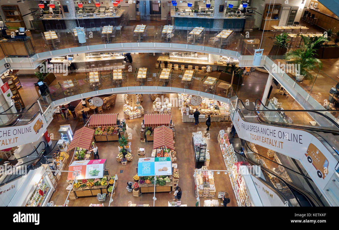 Eataly food store in Milano, Piazza 25 Aprile, Italy Stock Photo - Alamy
