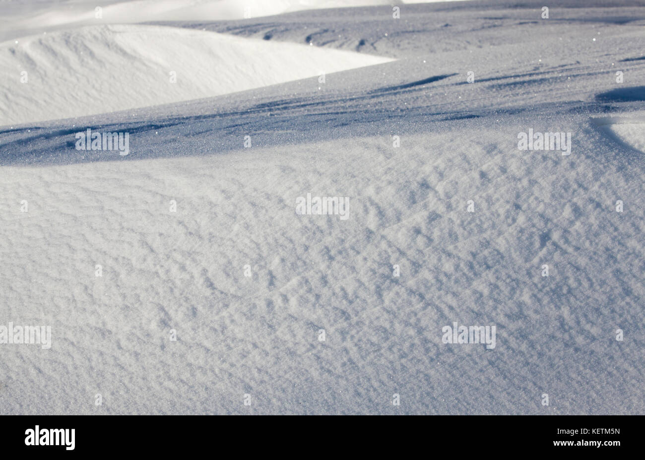 Snow drifts in winter Stock Photo - Alamy