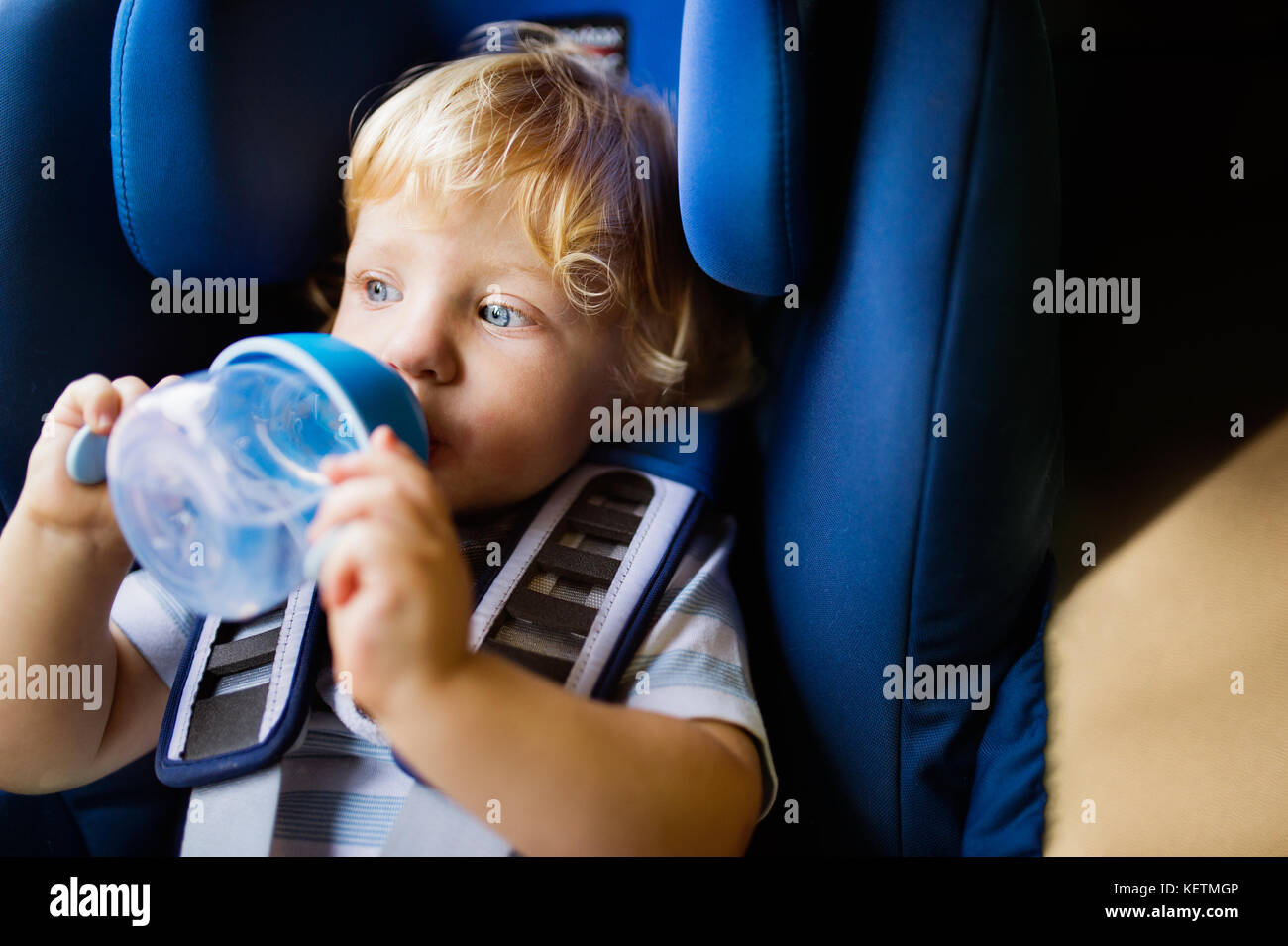 Family sitting car seat belt hi-res stock photography and images - Alamy