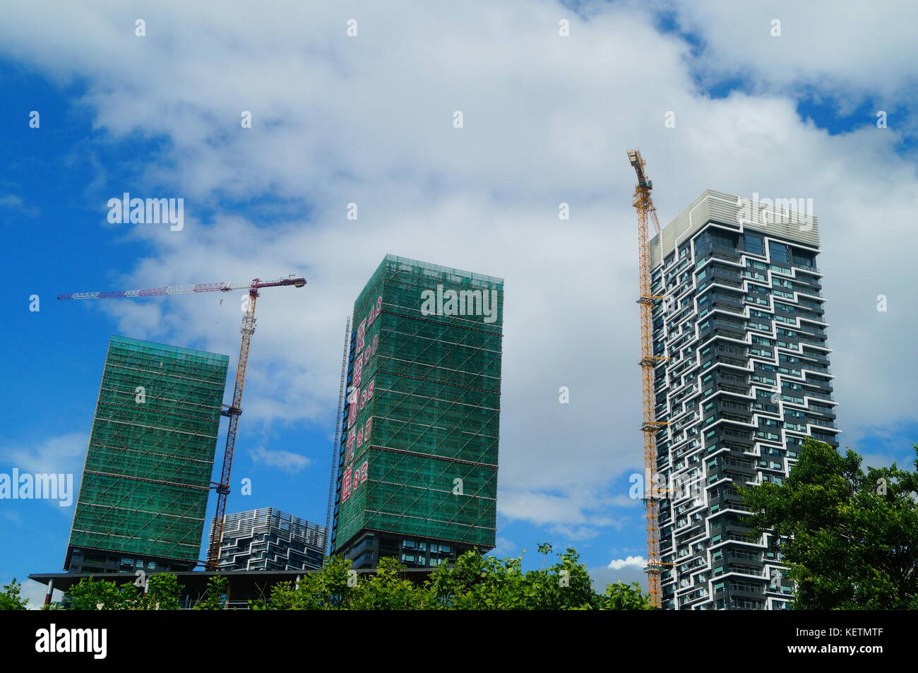 High rise buildings in Shekou, Shenzhen, China Stock Photo - Alamy