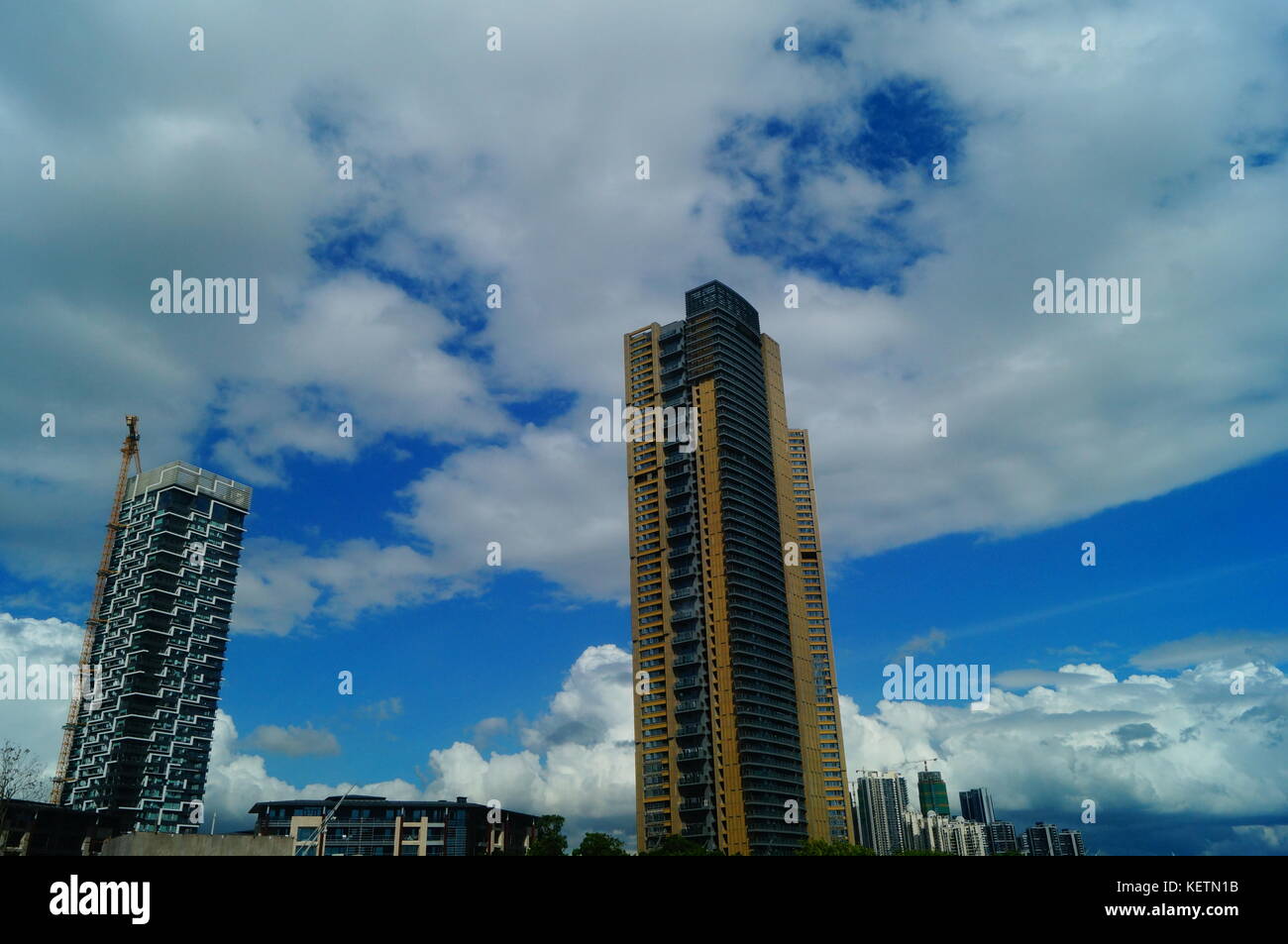 High rise buildings in Shekou, Shenzhen, China Stock Photo - Alamy