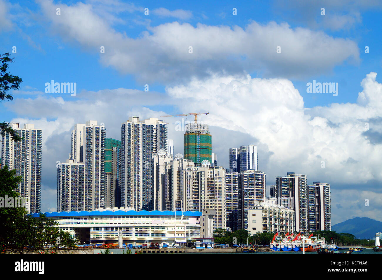 High rise buildings in Shekou, Shenzhen, China Stock Photo - Alamy