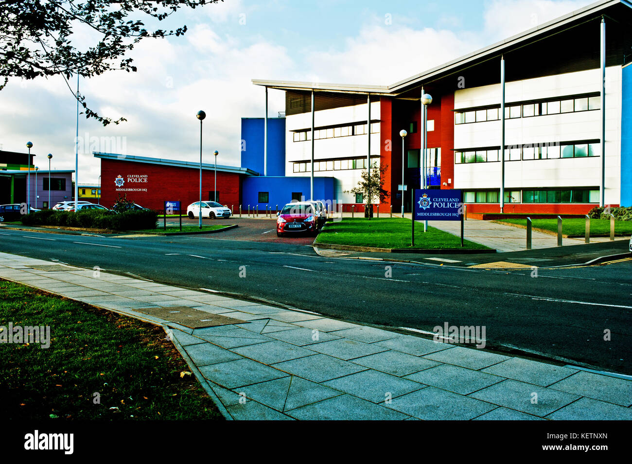 Cleveland Police station, Middlesbrough Cleveland Stock Photo - Alamy