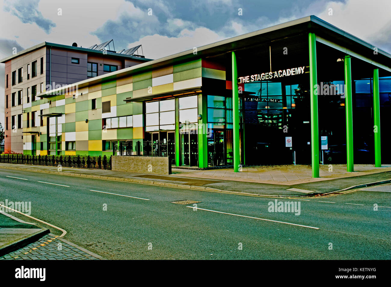 The Stages Academy Middlesbrough Cleveland Stock Photo - Alamy