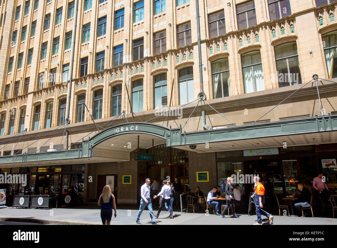 The Grace hotel , an art deco property, in York street,Sydney city ...