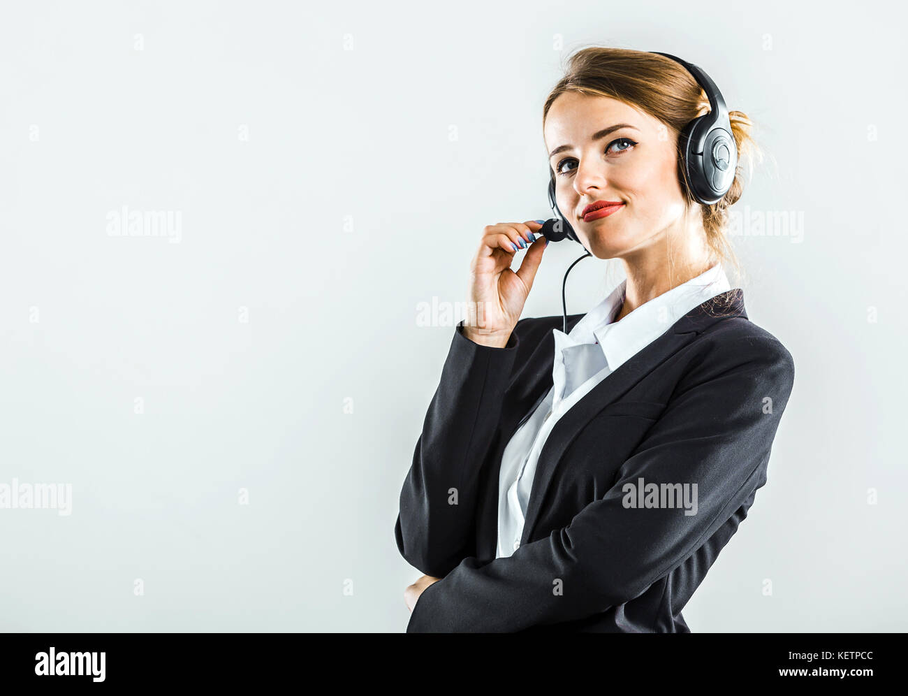 Call centre staff office hi-res stock photography and images - Alamy