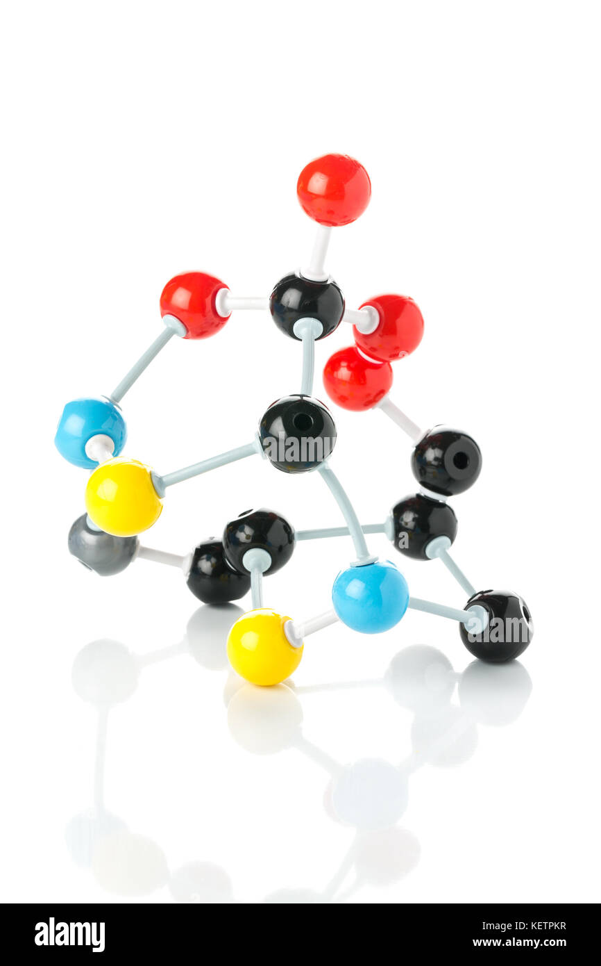 Model of chemical molecule isolated on white Stock Photo - Alamy