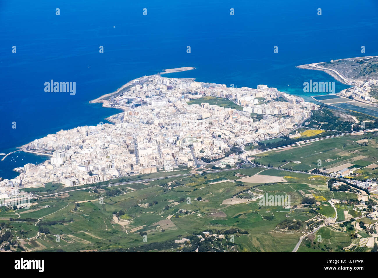 Aerial view of gozo hi-res stock photography and images - Alamy