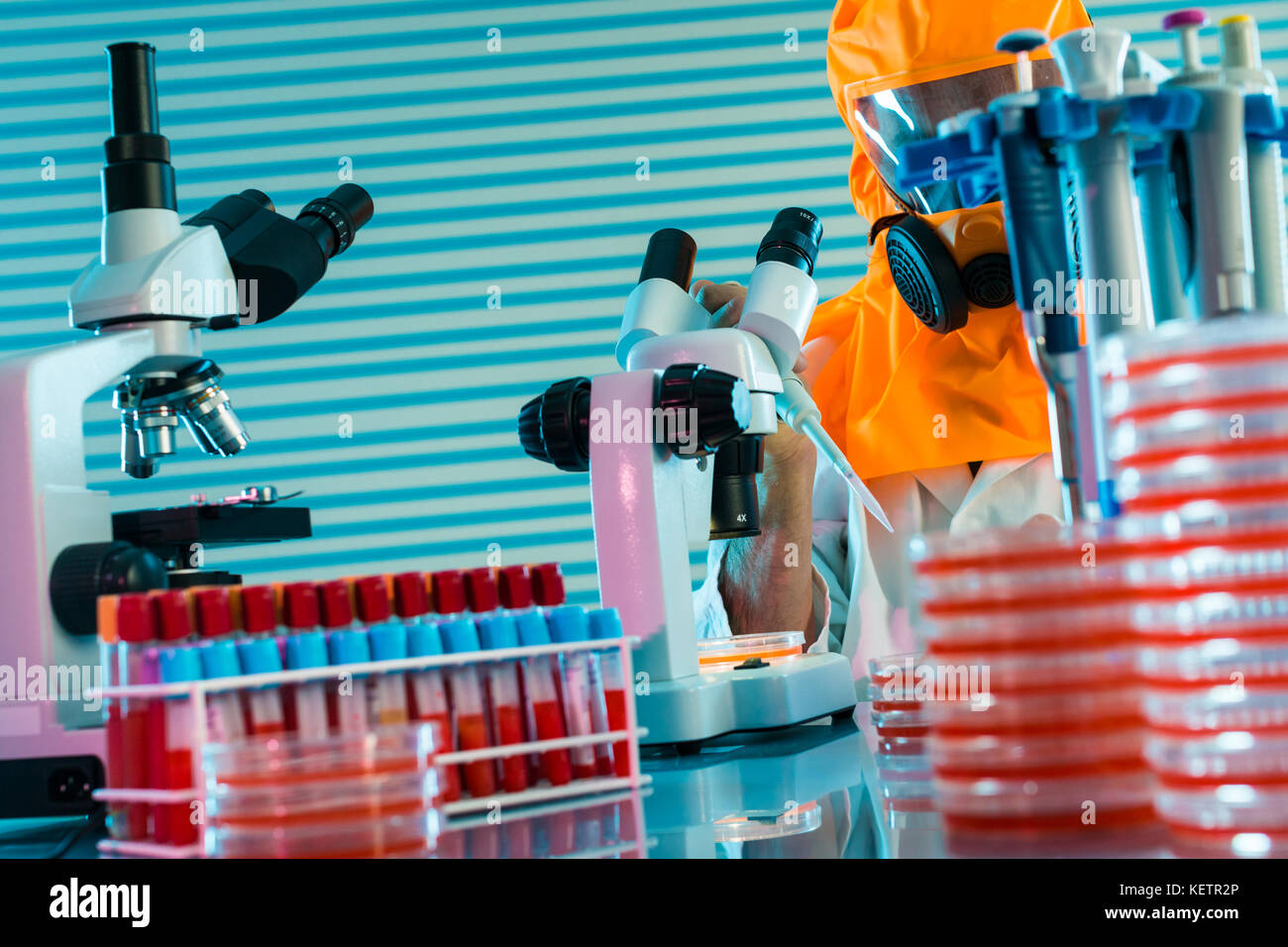 Research Of dangerous viruses in the laboratory. Prevention of a ...