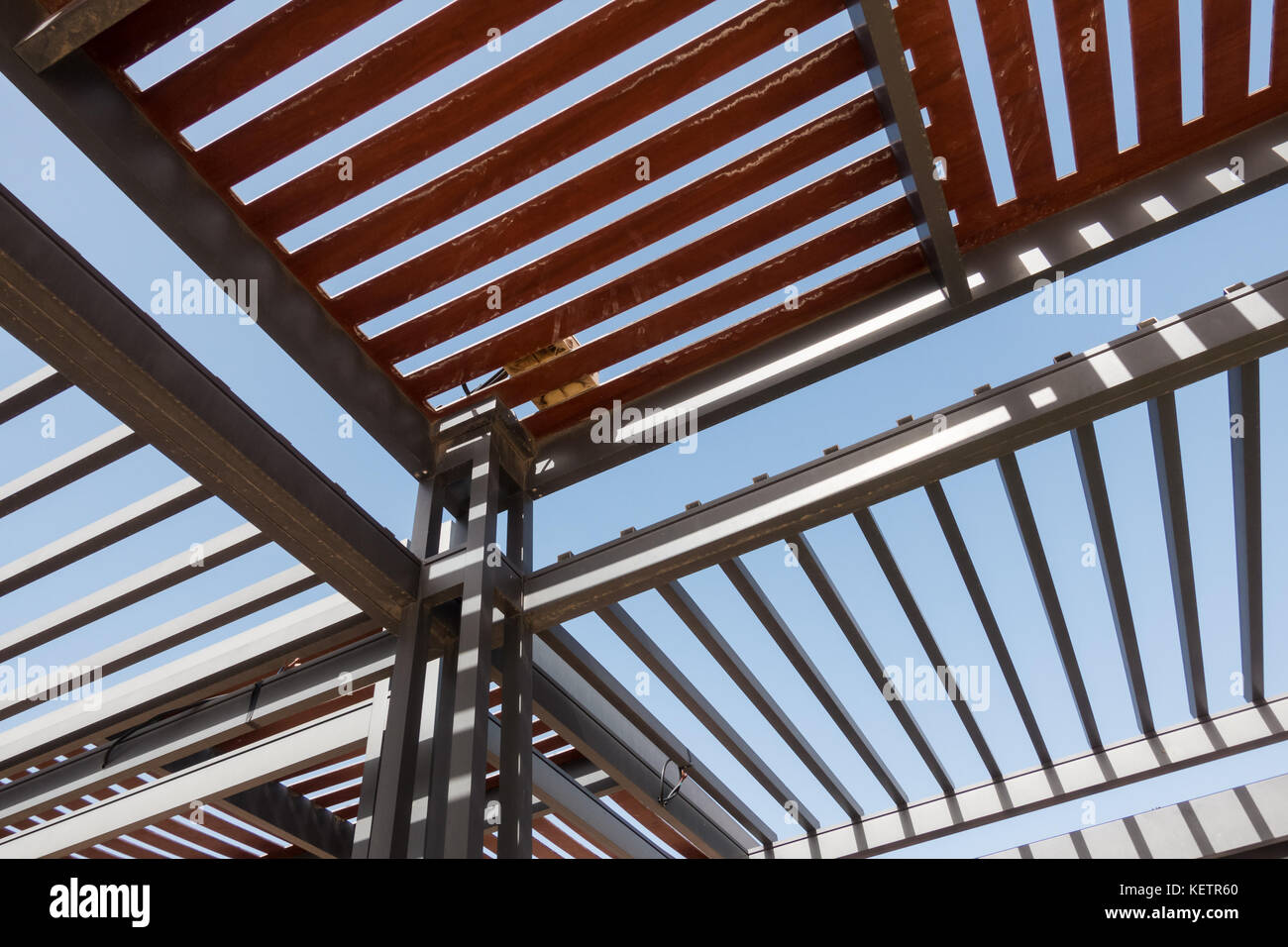 Abstract architectural design with grids Stock Photo - Alamy