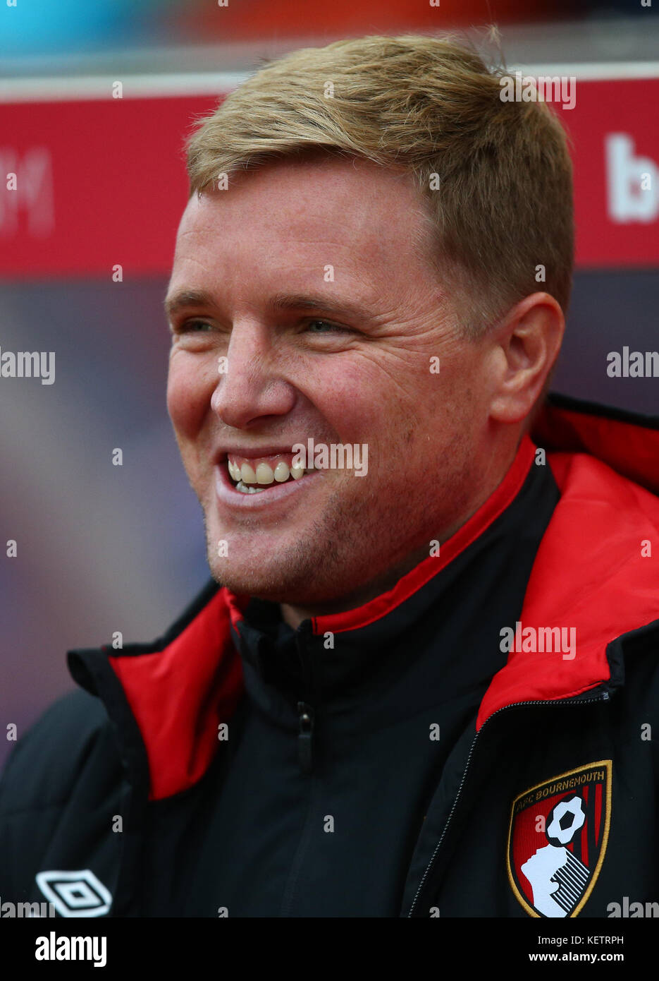 AFC Bournemouth manager Eddie Howe during the Premier League match at ...