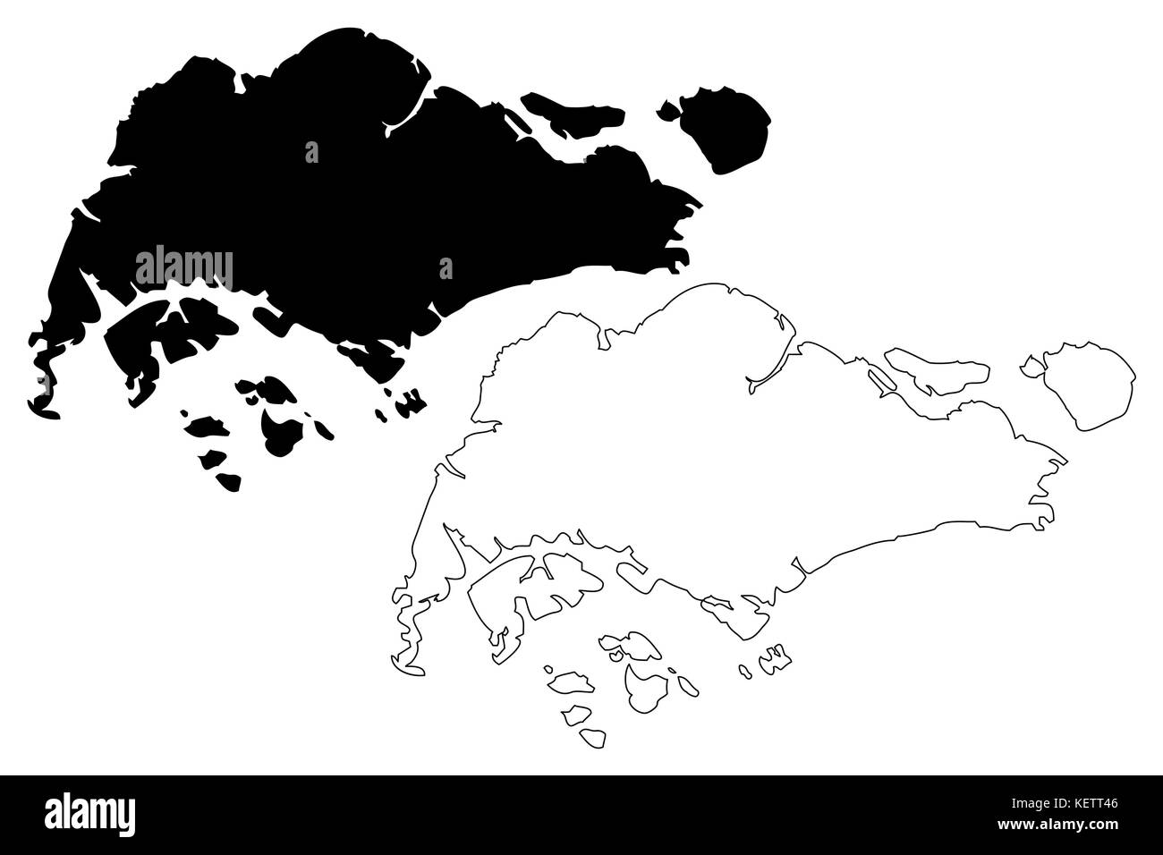 Singapore map vector illustration, scribble sketch Singapore Stock Vector Image & Art - Alamy