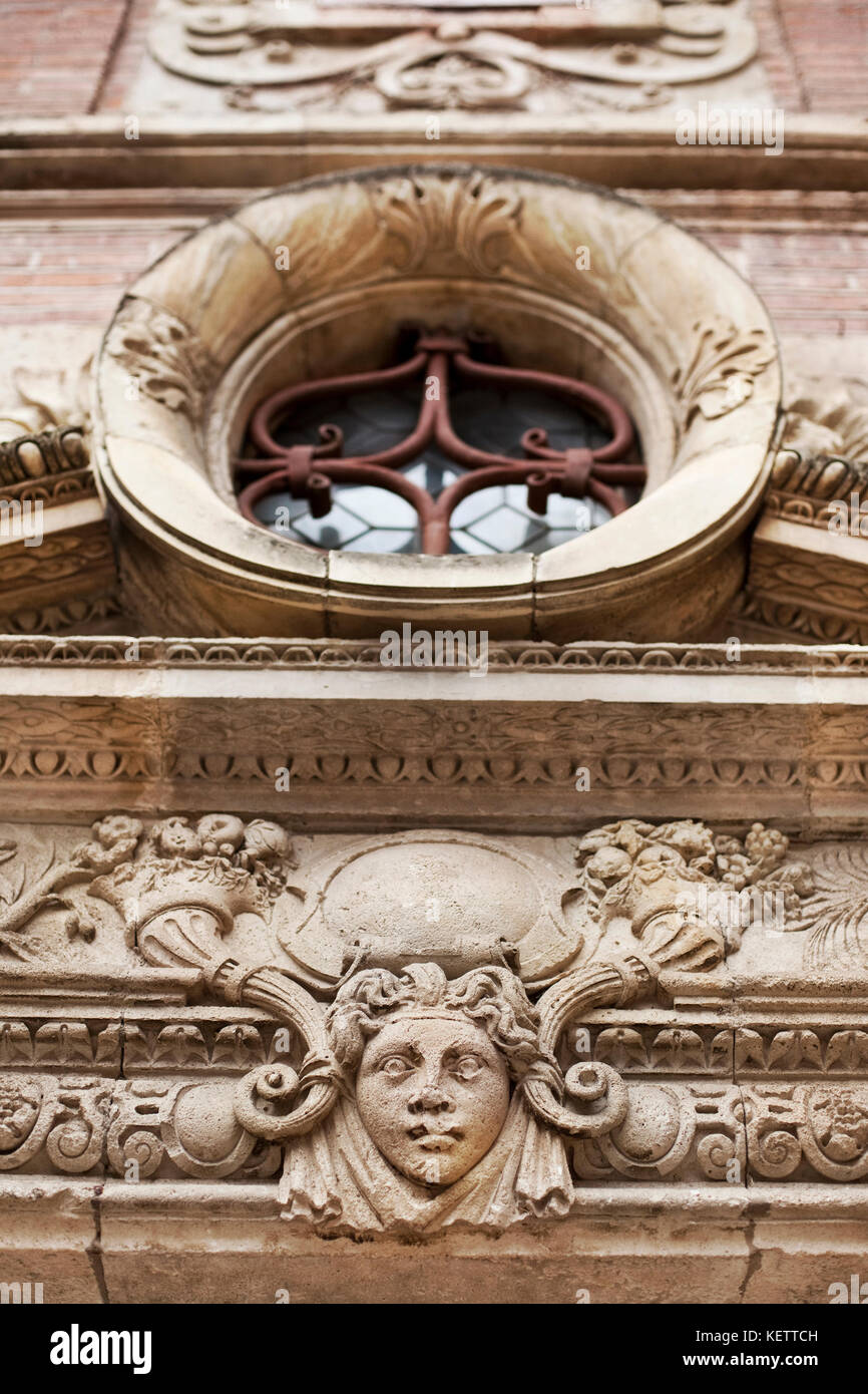 Details of a stoned facade of a monument in Toulouse France Stock Photo ...