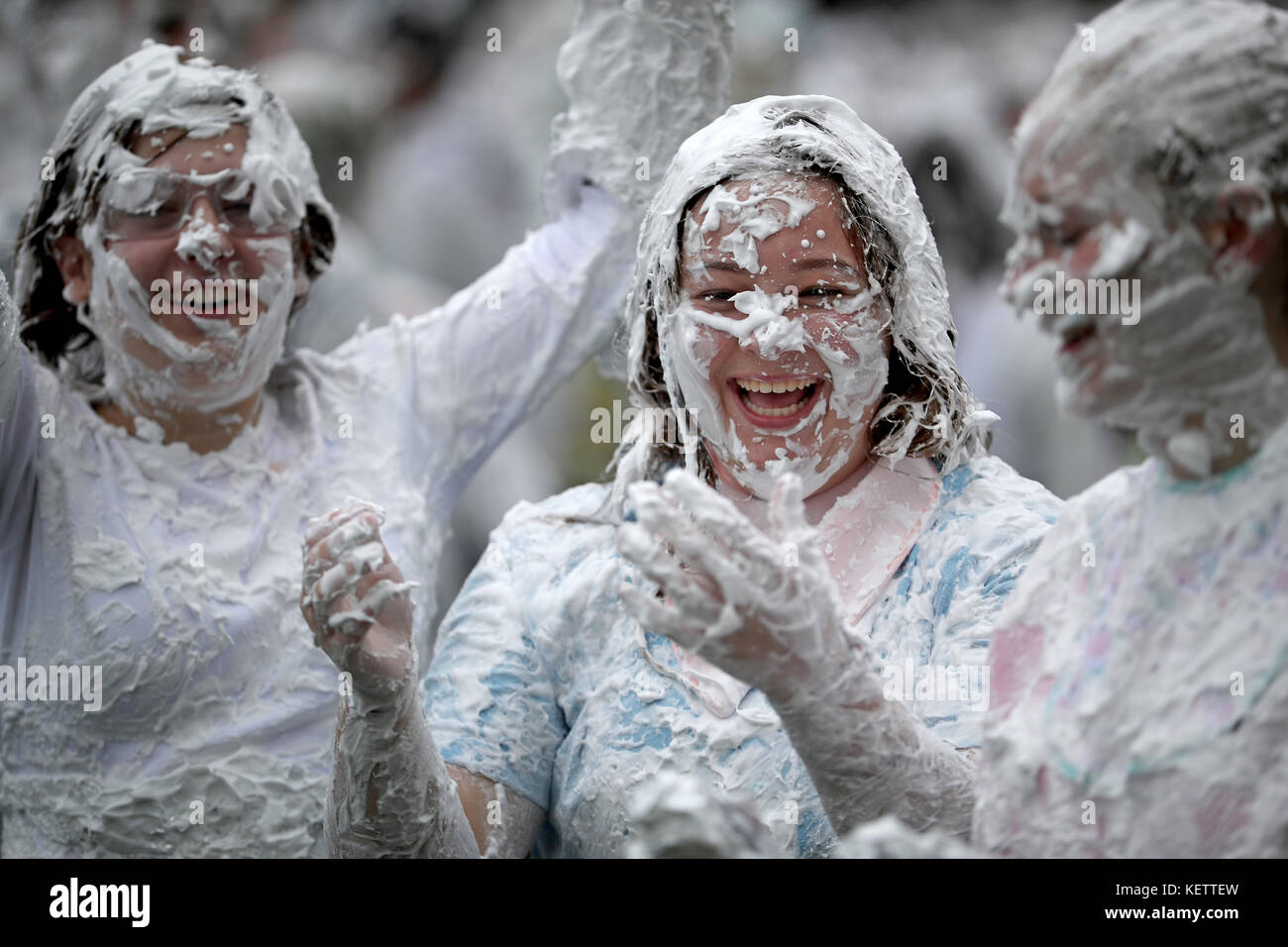 Foam fight known hi-res stock photography and images - Alamy