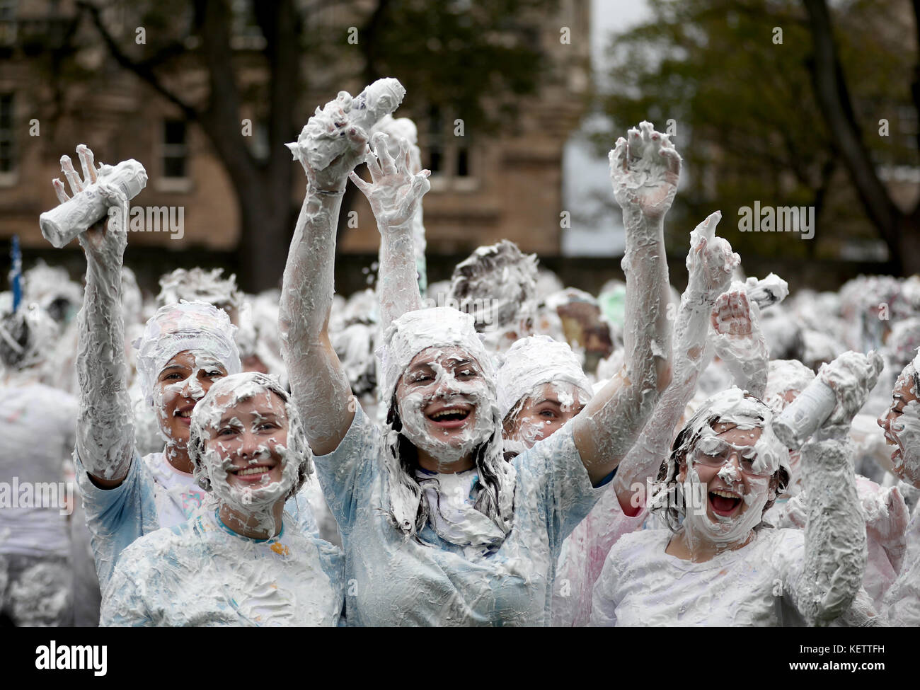 Foam fight known hi-res stock photography and images - Alamy
