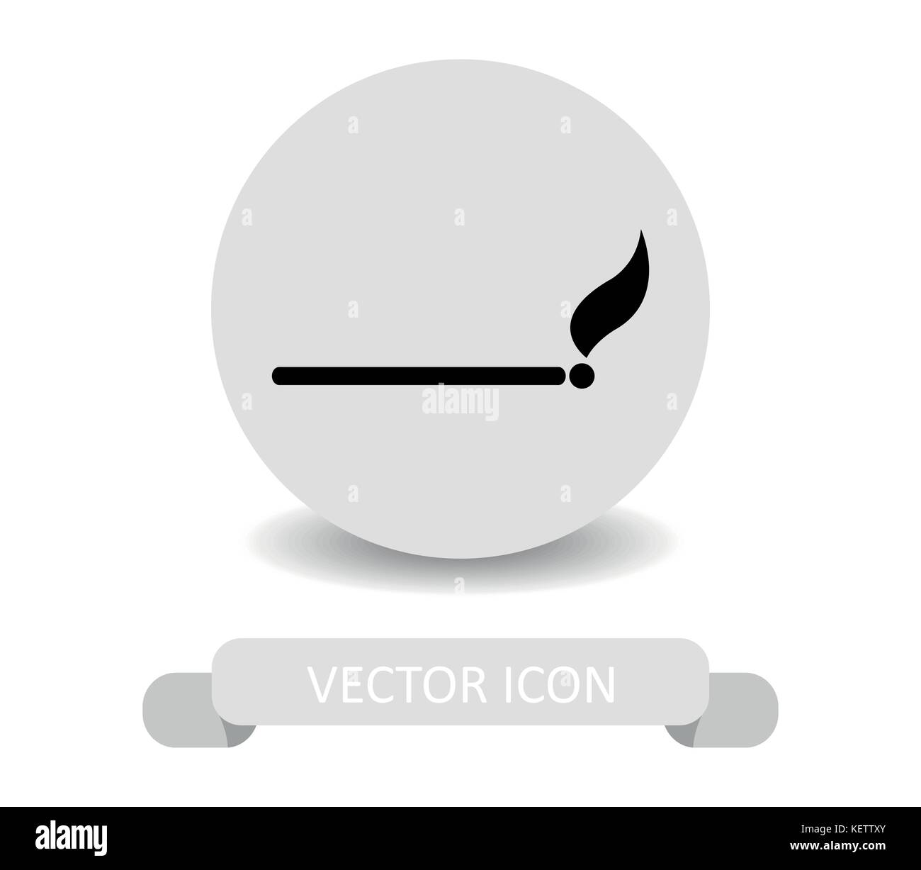 match icon on white background Stock Vector Image & Art - Alamy