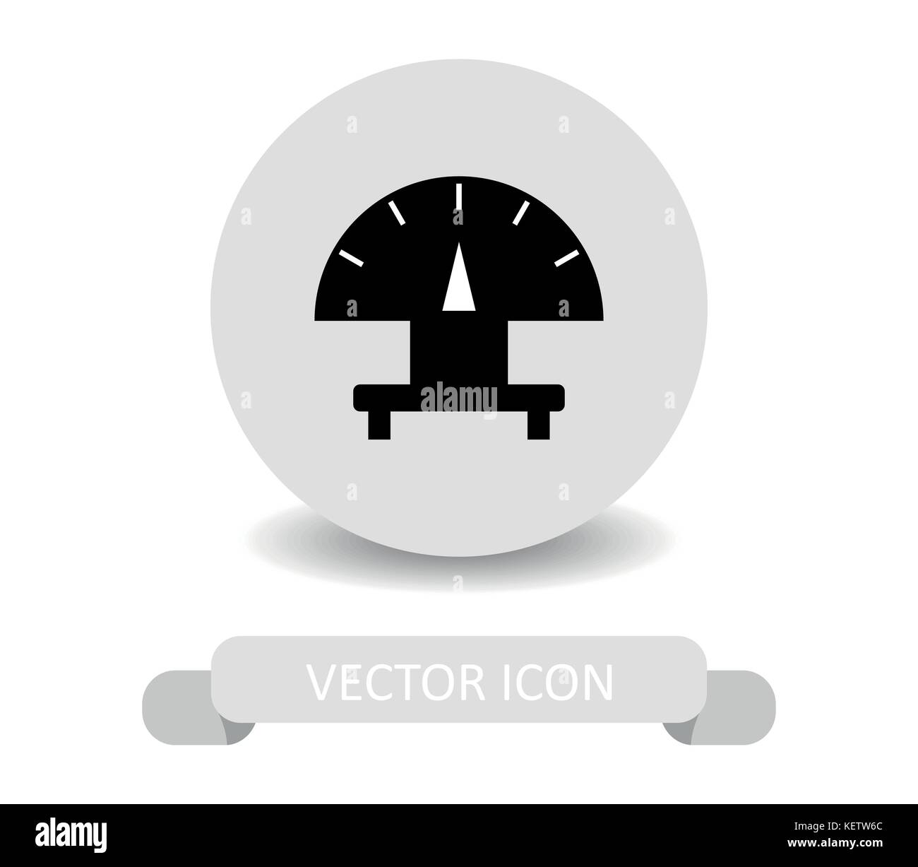icon weight machine on white background Stock Vector Image & Art - Alamy