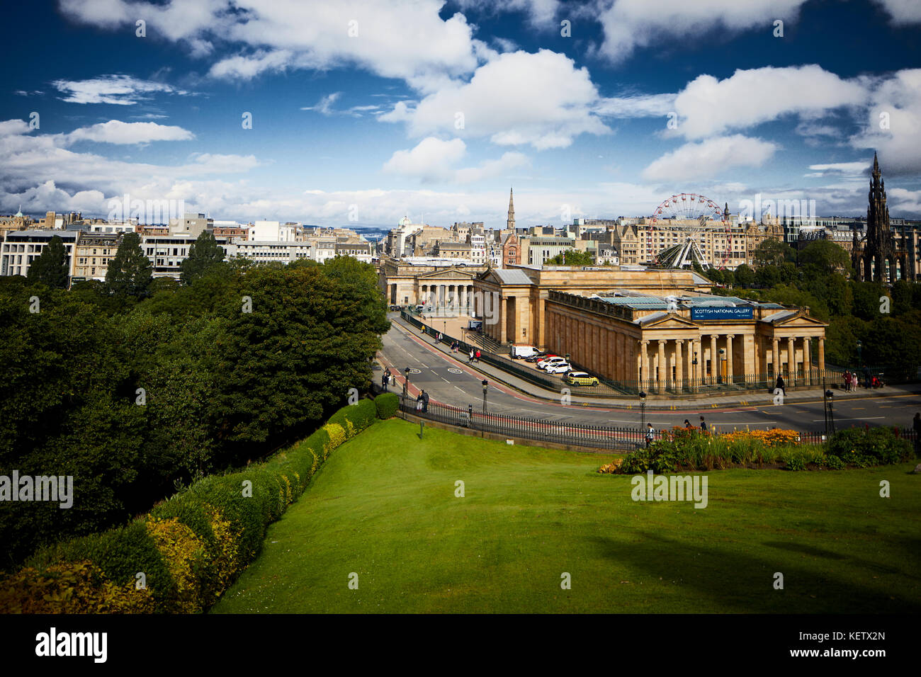 Edinburgh, Scotland, Scottish National Gallery on The Mound Stock Photo ...