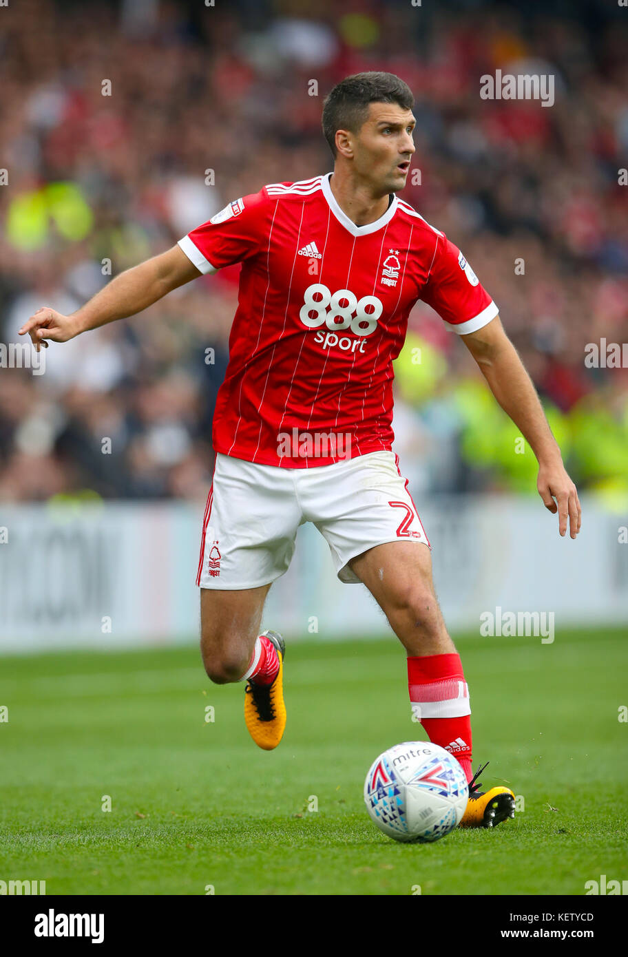 Eric Lichaj, Nottingham Forest Stock Photo - Alamy