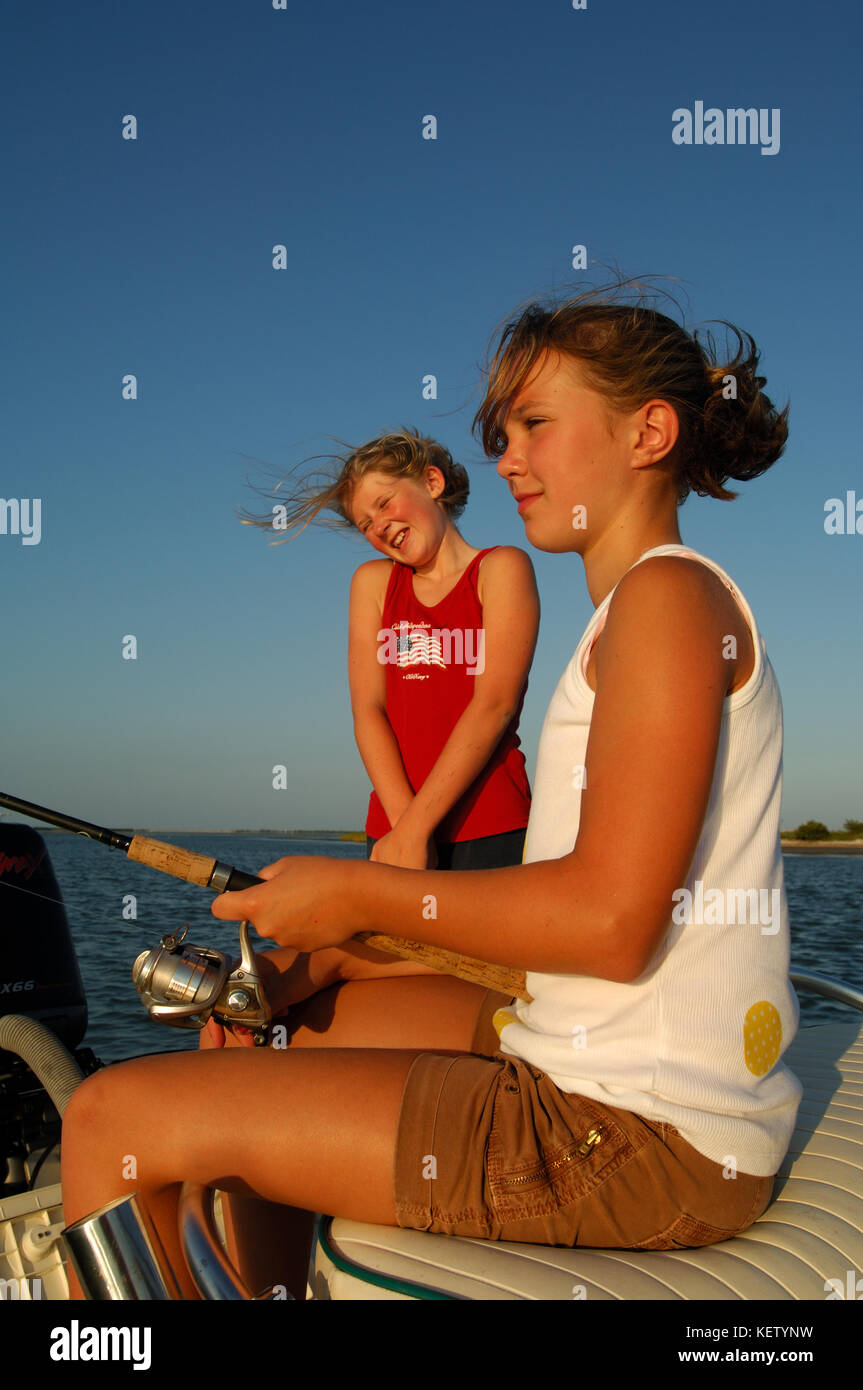 Young boy red drum redfish hi-res stock photography and images - Alamy