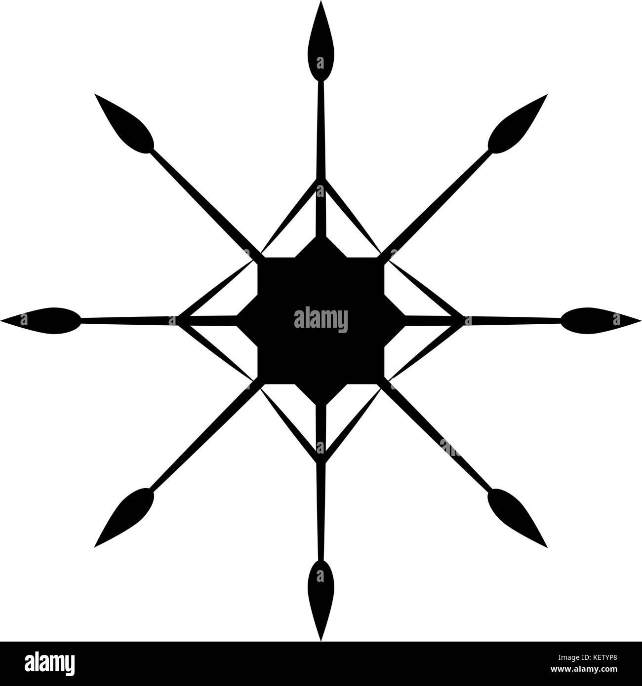 Isolated blizzard snow christmas weather Stock Vector Images - Alamy