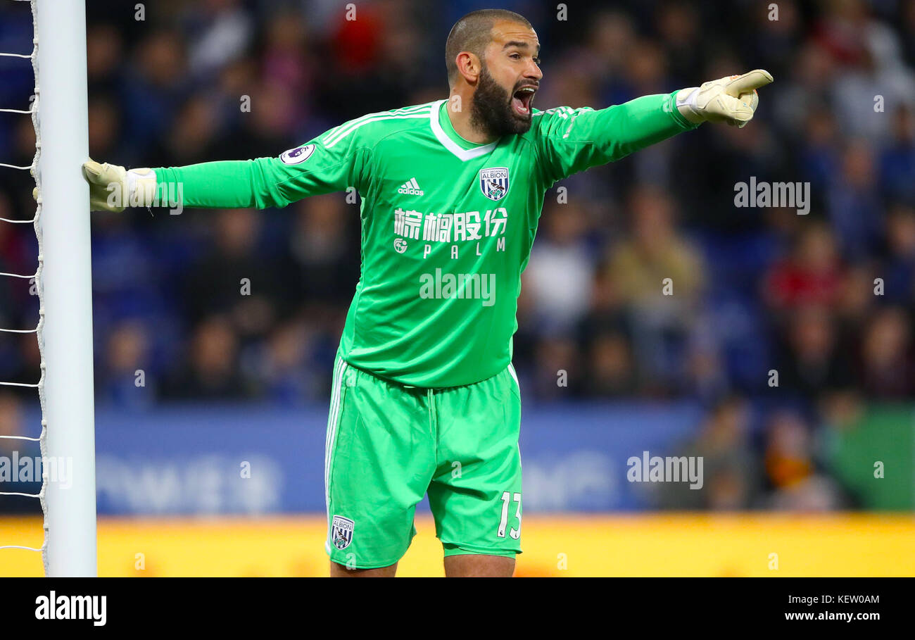 West Bromwich Albion goalkeeper Boaz Myhill Stock Photo - Alamy